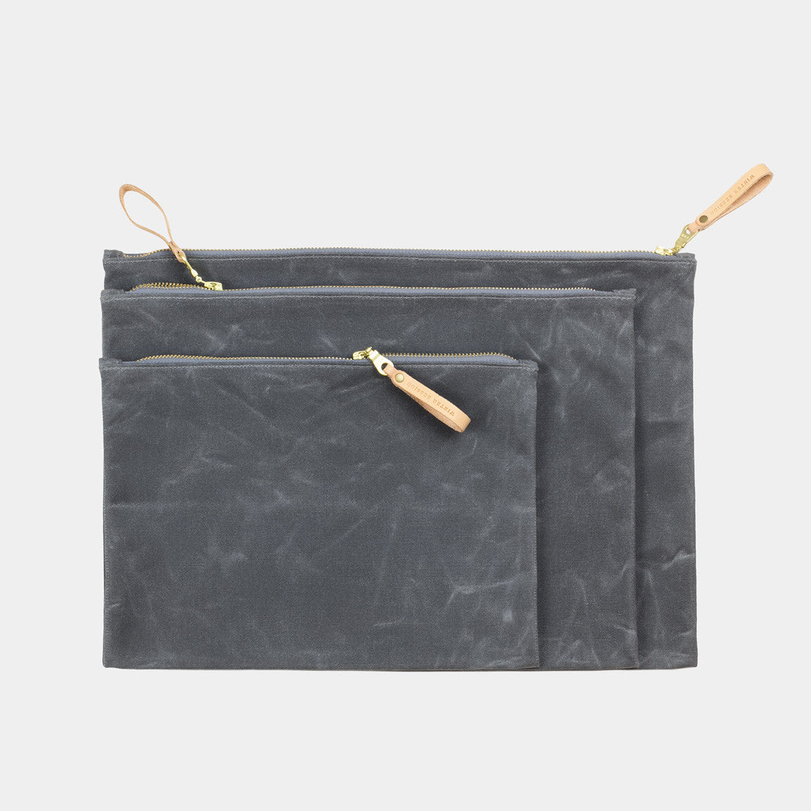 Waxed Canvas Zip Folio – Winter Session